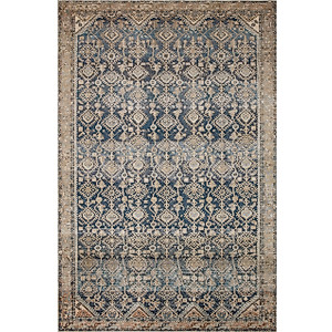 Loloi Magnolia Home by Joanna Gaines x Lenna Indigo/Natural 3'-6" x 5'-6" Accent Rug