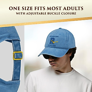 Harry Potter Dad Hat, Quidditch Women's Adjustable Cotton Baseball Cap with Curved Brim, Ravenclaw, One Size