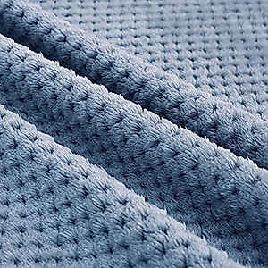 Tronssien Fleece Throw Blankets Super Soft Flannel Cozy Blankets Washable Lightweight Fuzzy Blanket for Couch Sofa Bed Office Throw Size Warm Plush Blankets for All Season (50'x 60')