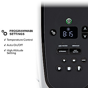 Keurig K-Elite Coffee Maker, Single Serve K-Cup Pod Coffee Brewer, With Iced Coffee Capability, Brushed Slate