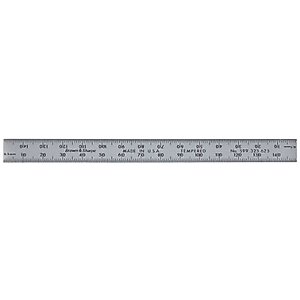 TESA Brown & Sharpe 599-323-625 Chrome Finish Flexible Rule, 150mm Length