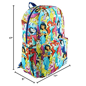Wondapop Disney Princess 17" Backpack with Laptop Compartment (Ariel)