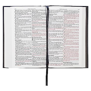 KJV Holy Bible, Pew and Worship Bible Red Letter Edition Hardcover - Ribbon Marker, King James Version, Black
