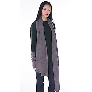 cashmere 4 U 100% Pure Cashmere Wrap Shawl- Extra Large Stole Scarf for Woman