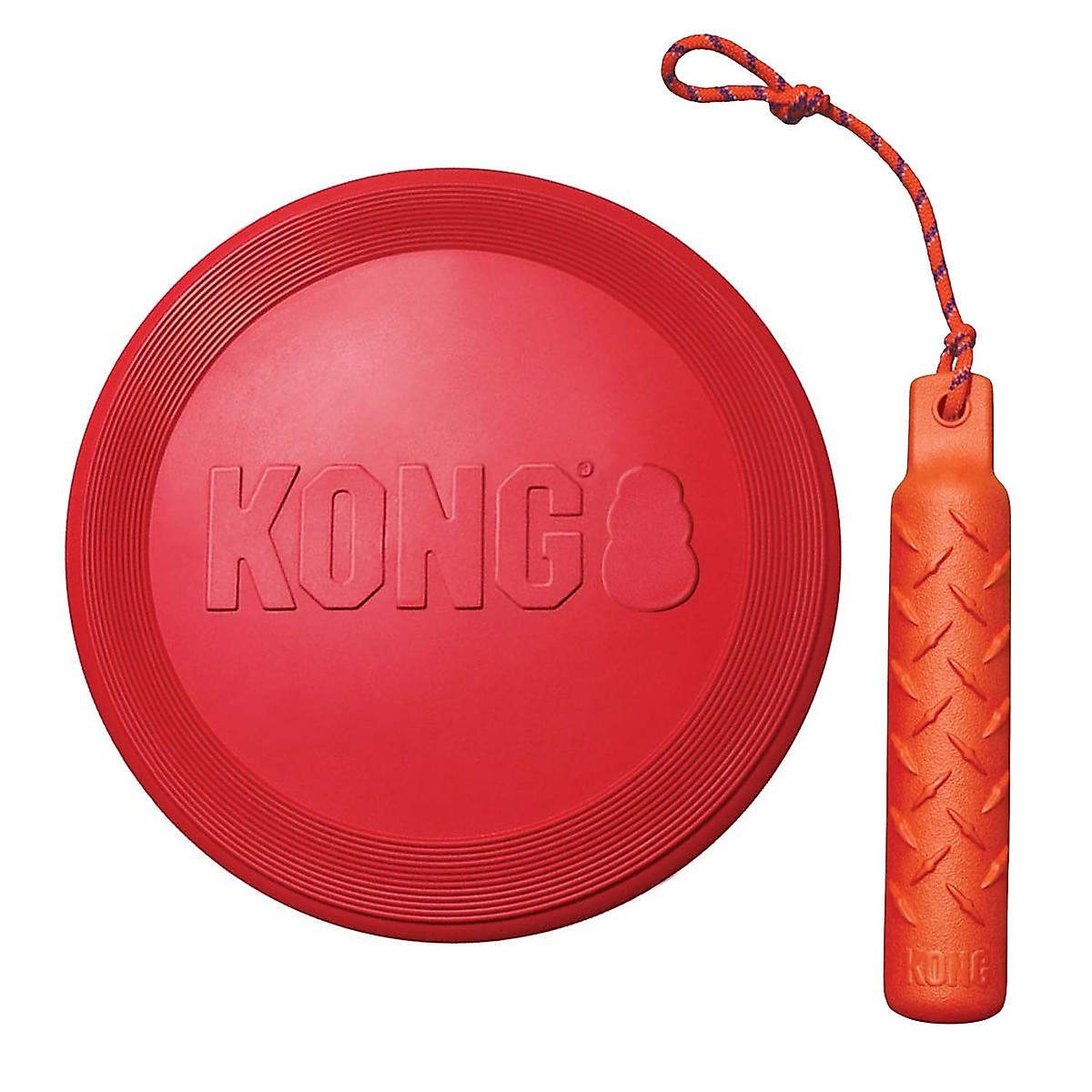 KONG - Flyer and Training Dummy - Floating Fetch Toy for Water Play and Flying Disc - for Large Dogs