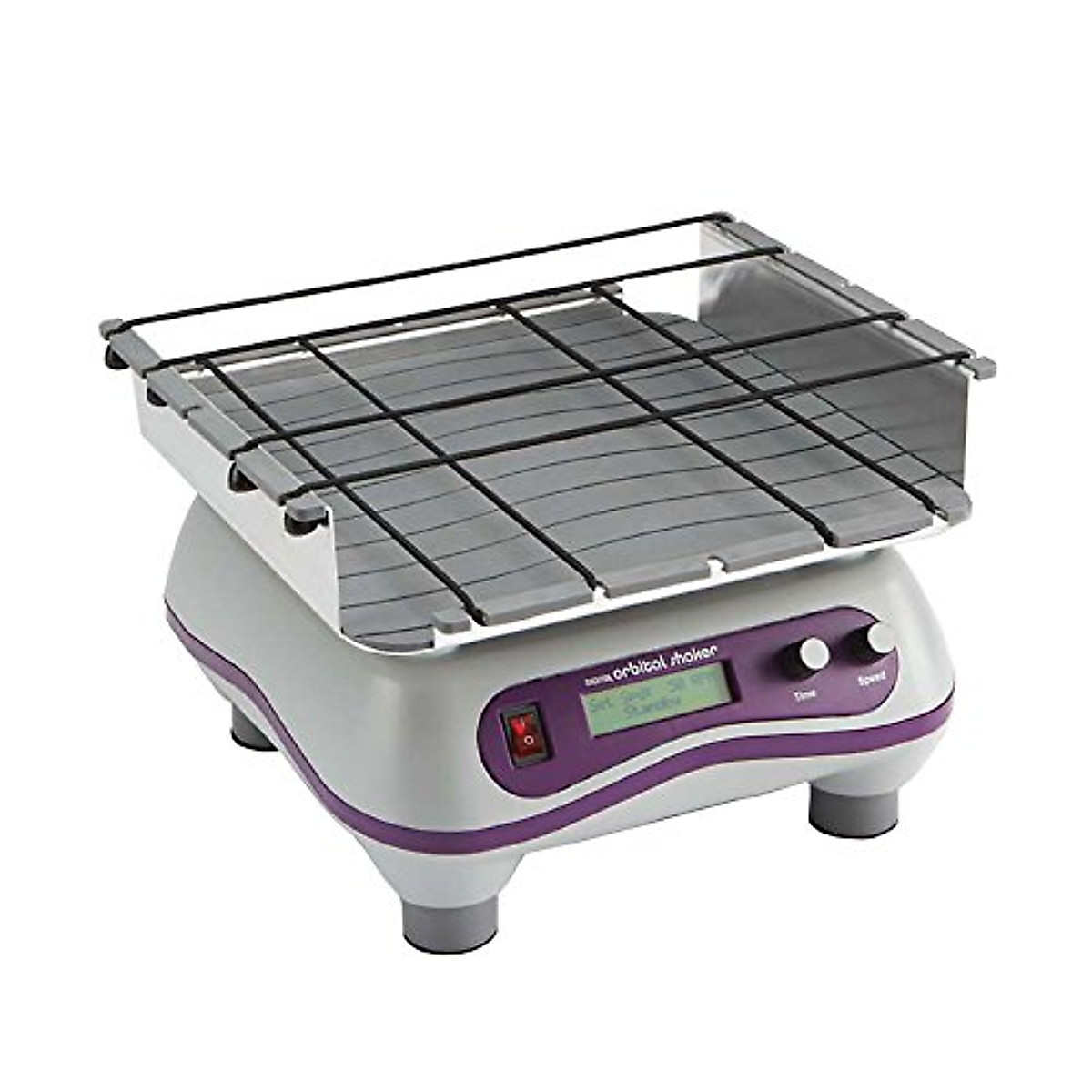 Heathrow Scientific Certified Digital Orbital Shaker, Adjustable Speed, 20 to 300 RPM, Timed and Continuous Modes, LCD Displayed Speed & Time, 10 Pound Weight Capacity, 11x11 Inch Working Platform