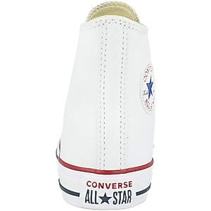 Converse Chuck Taylor All Star Leather High Top Sneaker, white, 9.5 Women/7.5 Men