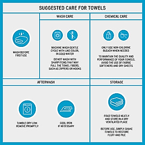 Madison Park Serene 100% Cotton Bath Towel Set Luxurious Floral Embroidered Cotton Jacquard Design, Soft and Highly Absorbent for Shower, Multi-Sizes, Blue