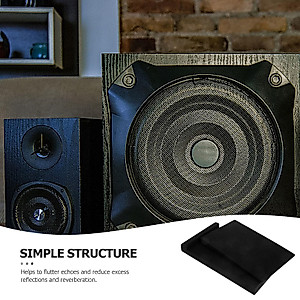 Loudspeaker Acoustic Foam 2PCS Speaker Acoustic Pads Foam Studio Monitor Speaker Cushion High Density Acoustic Foam for Sound Improvement Vibrations Speaker Foams Pad