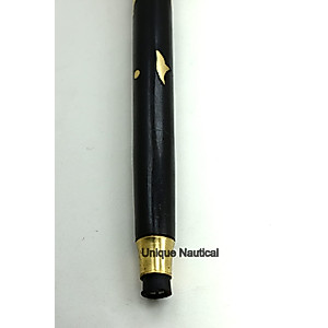 Unique Nautical Walking Cane Beautiful Handle Walking Folding Stick With Brass Handle And Brass Inlay For Men And Women