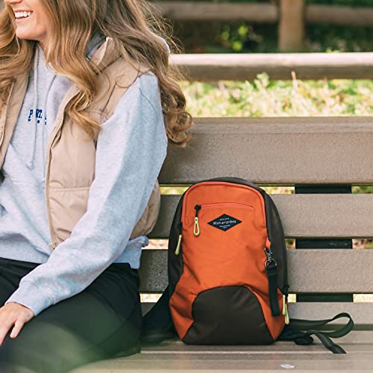 Sherpani Vespa, Mini Backpack for Women, Backpack Purse for Women, RFID Protection, Fits 10 Inch Tablet (Clay)