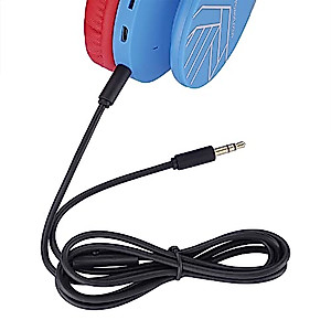 PowerLocus Bluetooth Headphones for Kids, Wireless Foldable Headphones Over Ear, Headphone with Microphone, 85DB Volume Limit, Wireless and Wired Headset with Micro SD, FM for Cellphones, Tablets, PC