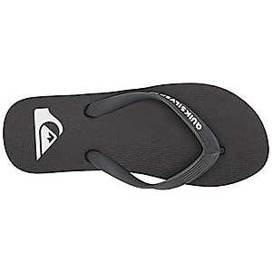 Quiksilver Men's Molokai 3 Point Flip Flop Sandal, Black 1, 11