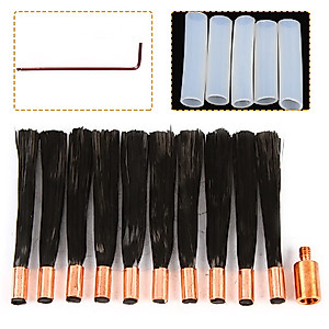 Welding Bead Processing Machine M6 Stainless Steel Weld Bead Processor Cleaner Tool Polishing Brush Head Set for Cleaning The Weld Bead