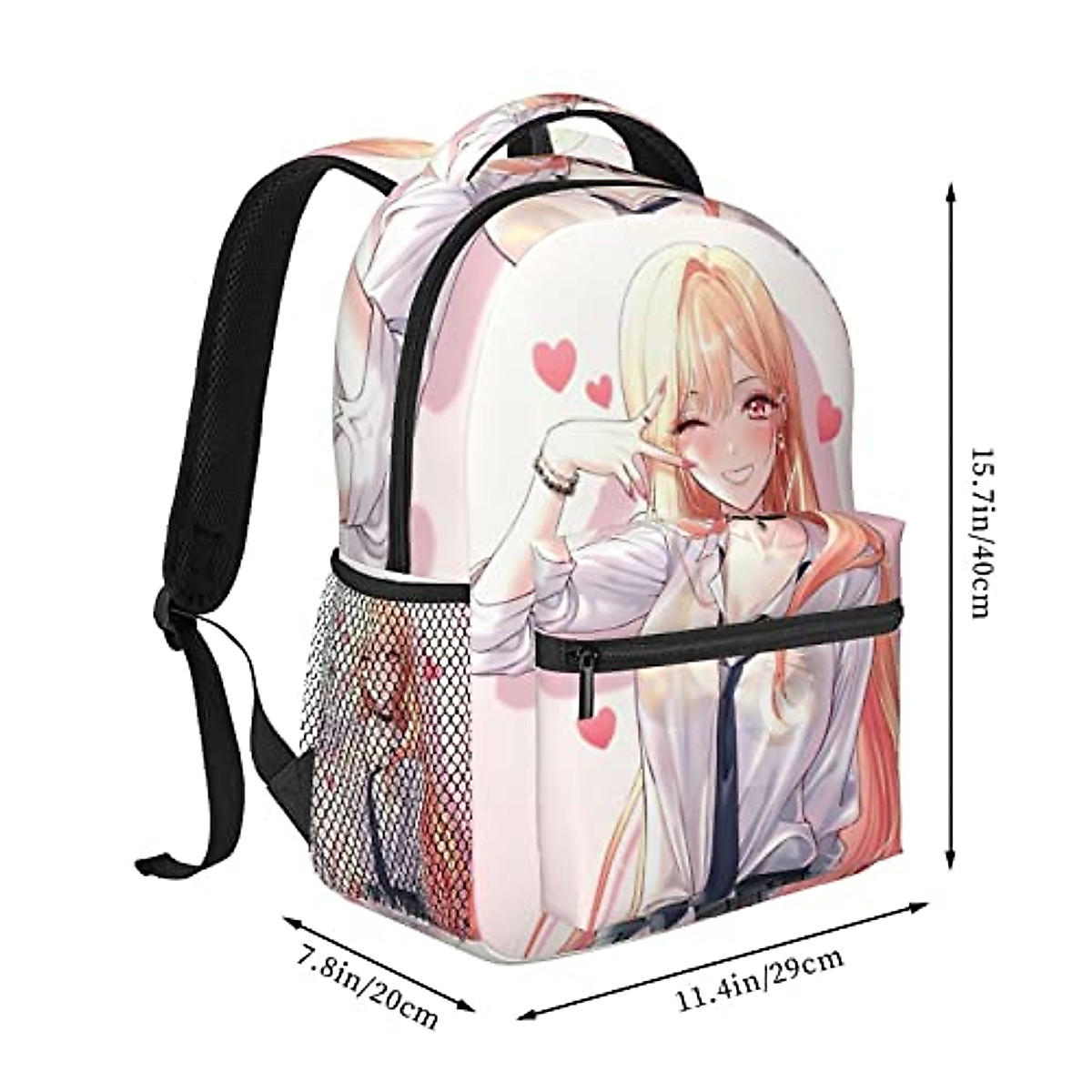 Proborn 2pcs Backpack Set Anime Angels Of Death Backpacks For Women Men Leisure Daypack School Bookbag 2 In 1 With Lunchbox