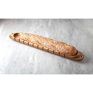Ironwood Gourmet Avignon Baguette Miter, Acacia Wood 1.75 x 3.5 x 26.25 inches