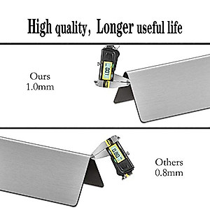 Kalomo Grill Flavorizer Bar for 7538 Weber Genesis 1000-5000, Genesis II, Genesis I - IV, BBQ Gas Grill Replacement Parts Accessories Stainless Steel Grill Heat Plates Tent Shield Burner Cover,13-Pack