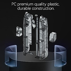 Ludex Airsoft Speed Loader 6mm BBS Pellet 100 Rounds Capacity Airsoft Magazine Fast Quick Loader with Adapter