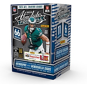 2024 Panini Absolute Football 6-Pack Blaster Trading Card Box (Jayden Daniels, Drake Maye, Bo Nix, Caleb Williams Possible Rookies)