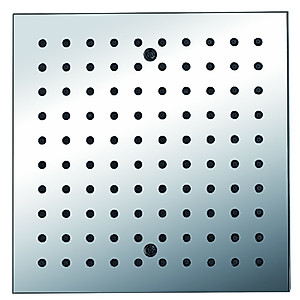 Dawn HSS0390100 Single Function Rectangle Rain Showerhead, Chrome