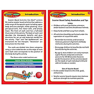 Super Duper Publications | Yoga Exercise, Activities & Body Awareness Fun Decks | Move Your Body & Scooter Board Flash Cards | Occupational Therapy and Motor Skills Bundle | Educational Materials