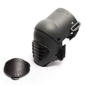 TSE Safety - TSE-TFLX-4-16 Flex Work Knee Foam Padding Pads - Anti-slip Strong Double Straps Comfortable Knee Protection Breathable Heavy Duty for Indoor and Outdoor Use – Black, One Size