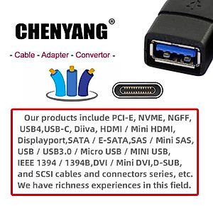 chenyang eSATA to SATA 22Pin Data Transfer Extension Cable with USB 2.0 Power Support 5V Power for 2.5" Hard Disk Drive 50cm