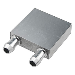 BXQINLENX 2PCS Aluminum Water Cooling Block for Computer PC CPU Graphics Radiator Heatsink (40X40MM)