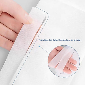 ANDECH Disposable Bed Sheets Travel Disposable Bedding Set Portable Travel Sheets for Hotel One Time Bedsheet Travel Bed Cover (Travel 4-Piece Double) 2 Sets Birthday Gift