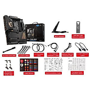 MSI MEG Z790 ACE Gaming Motherboard (Supports 12th/13th Gen Intel Processors, LGA 1700, DDR5, PCIe 5.0, M.2, 2.5Gbps LAN, USB 3.2 Gen2, Wi-Fi 6E, Thunderbolt, E-ATX)