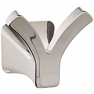 Delta Faucet 75235-PN Tesla Double Robe Hook, Polished Nickel