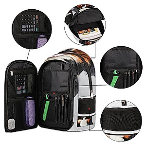 Bernese Mountain Dog Kids Backpack for Boys Girls Teens, 16 Inch School Backpack Schoolbag Travel Laptop Backpack Elementary Primary Students Bookbag