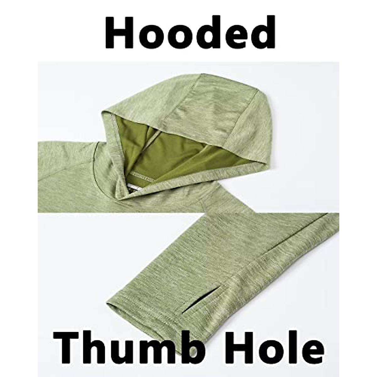 KEFITEVD Sun Protection Shirts for Women Yoga Shirts for Women Work Shirts for Women Long Sleeve Shirts for Women Hiking Shirts for Women SPF Shirt fpr Women Turmeric