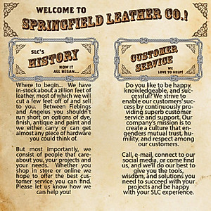 Springfield Leather Company Rivets, Antique Brass, Double Cap Rivets, Medium Size 100pk