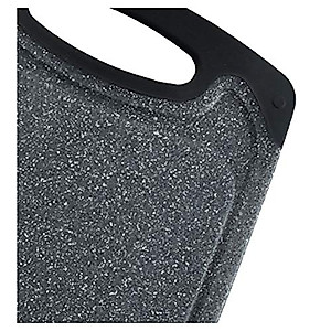 WHLONG Reversible Plastic Chopping Board for Kitchen Design with Easy Grip Hle Cutting Boards