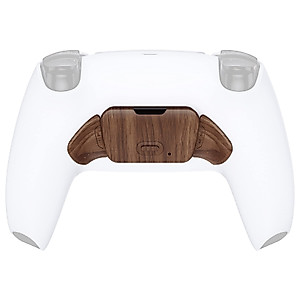 Wood Grain Replacement Redesigned K1 K2 Back Button Housing Shell for PS5 Controller eXtremerate Rise Remap Kit - Controller & Rise Remap Board NOT Included