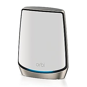 NETGEAR Orbi Tri-Band WiFi 6 Mesh Add-on Satellite (RBS860) - Works with Orbi RBR860S and RBK863S, Adds Coverage Up to 2,700 sq. ft., AX6000 (6Gbps)