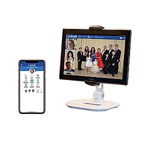 Livindi Solo Ten Inch Tablet for Seniors with Medical Alerts (WiFi). Rated The Most Comprehensive Monitoring System for Older Adults by National Council on Aging