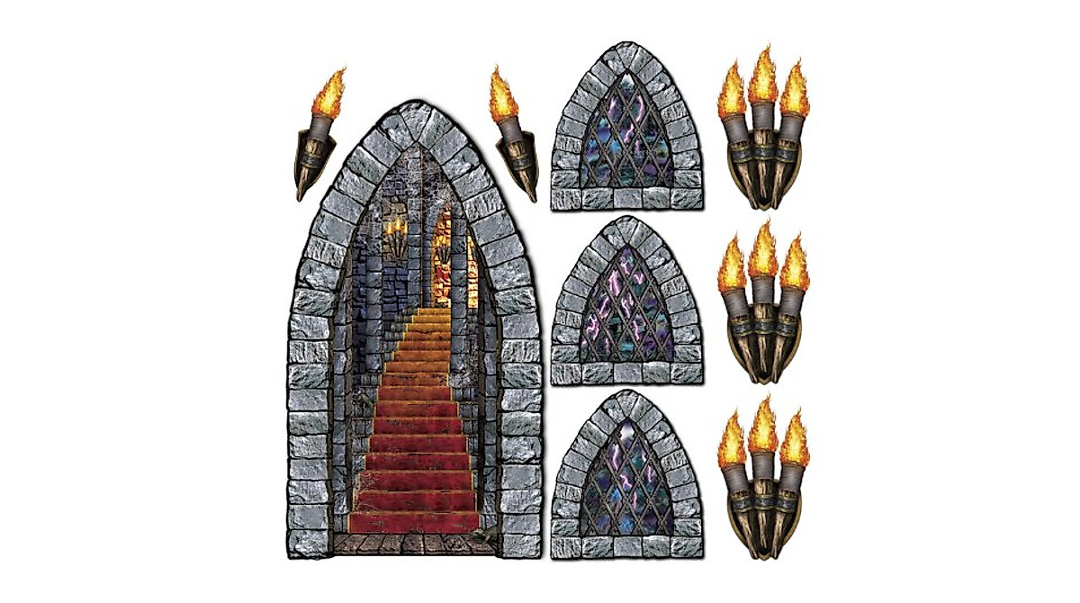 Medieval Castle Decorations for Parties | Reusable Fortress Decor