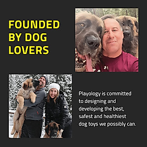 Playology Dri-Tech Ring Peanut Butter Dog Toy Large