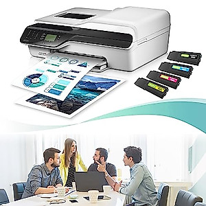 GREENBOX Remanufactured XR6655 High Yield Toner Cartridge Replacement for 6655 106R02745 106R02746 106R02747 106R02744 for WorkCentre 6655 Printer (4-Pack) GB-XR6655-1B3C