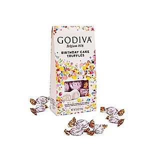 Godiva Chocolate Birthday Cake Truffles – Cake Flavored Gourmet Chocolate For All – For Any Birthday Celebration – Pack of 3.6 oz. Packed by GOLD LABELED