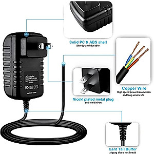 Parthcksi AC DC Adapter for Hitachi Digital 8 Hi8 8mm Video Camcorder VHSC Camera VM-E330A VM-E330R VM-E330E(R)/E340E VM-E340A VM-E340E VM-E543LE/E545LE VM-E545LE VM-E545LA VM-E545LS VM-E548LE