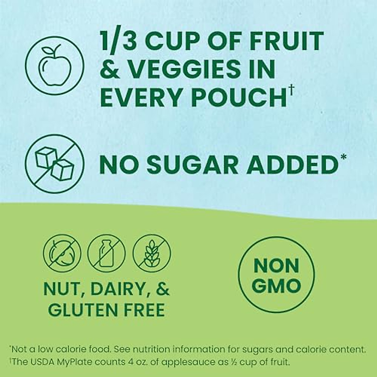 GoGo SqueeZ Fruit & VeggieZ Variety Pack, Pedal Peach and Boulder Berry, 3.2 oz (Pack of 20), Unsweetened Snacks for Kids, Gluten Free, Nut Free, Dairy Free, Recloseable Cap, BPA Free Pouches