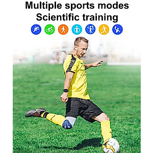 Yihou Smart Watch with Text and Call (Make/Answer Call) Fitness Tracker Waterproof Pedometer Step Counter Calorie Sport Message Reminder Smart Watch for Android Phones Compatible iPhone