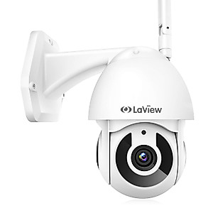 4MP Security Camera Outdoor Wired Starlight Color Night Vision, LaView 2K Cameras for Home Security AI Human Detection & Auto Tracking, IP65 Outdoor Camera 2-Way Audio, US Cloud, Compatible with Alexa