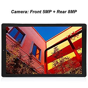 ASHATA 2022 Newest 10Inch 4G Network Tablet, 5G WiFi Tablet for Kids, 6GB RAM 256GB ROM Octa Core CPU IPS Display 3 Card Slots, Capacitive Touch Screen, Easy to Use for Seniors (US Plug)