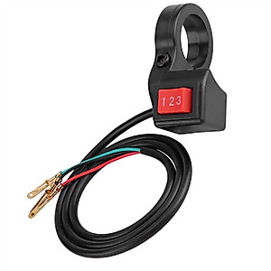 Bike Fender 22mm 7/8 inch Electric 3 Speed Module Handlebar Switch Shift for Motorcycle E-Bike Scooter Motorcycle Switch Mud Guards