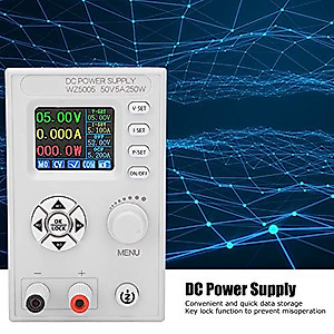 DC Regulated Power Supply Digital Control Adjustable LCD Screen 4‑Digit Display DC6‑55V WZ5005
