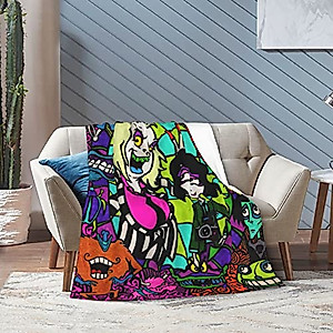 Lanzhi Movies Blanket Plush Flannel Fuzzy Throw Blankets 60"x50"